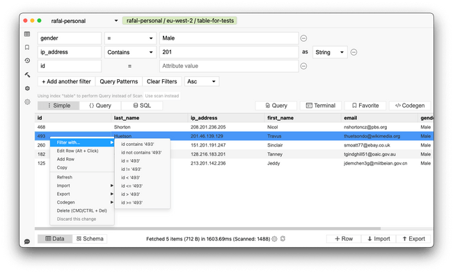 Dynobase - Professional DynamoDB GUI Client
