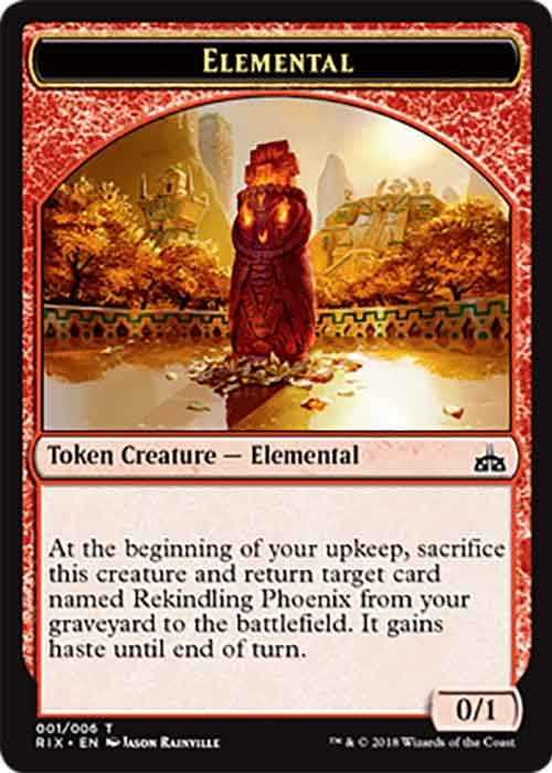 0/1 Red Elemental Creature Token | MTG.onl Tokens