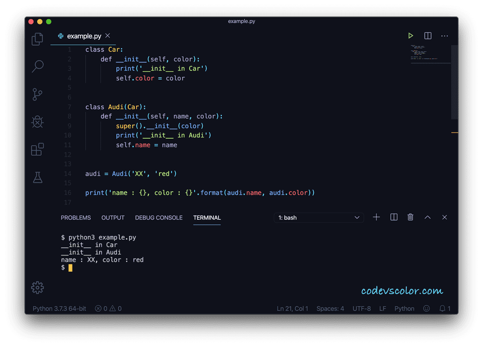 What Is Init In Python Codevscolor