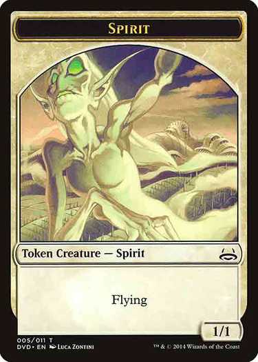 1/1 White Spirit Creature Token | MTG.onl Tokens