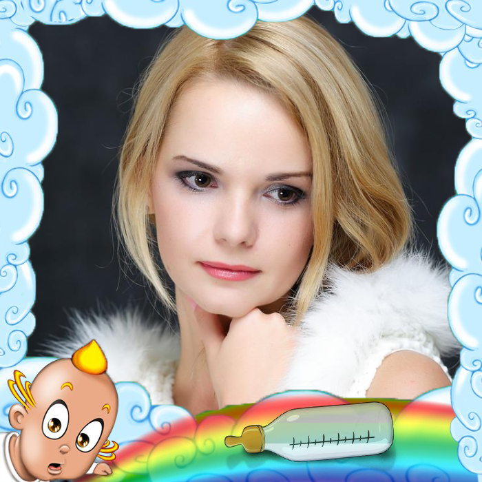 Birtday cupcake card Frame for Your Kid| Cute Photo Frames Online