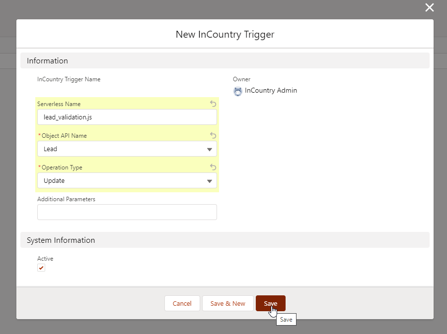 Managing serverless functions | InCountry Docs