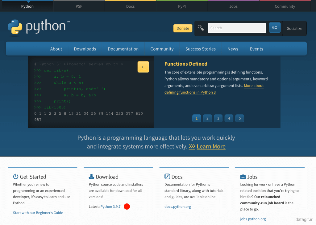 نصب پایتون در ویندوز | دیتاگیت