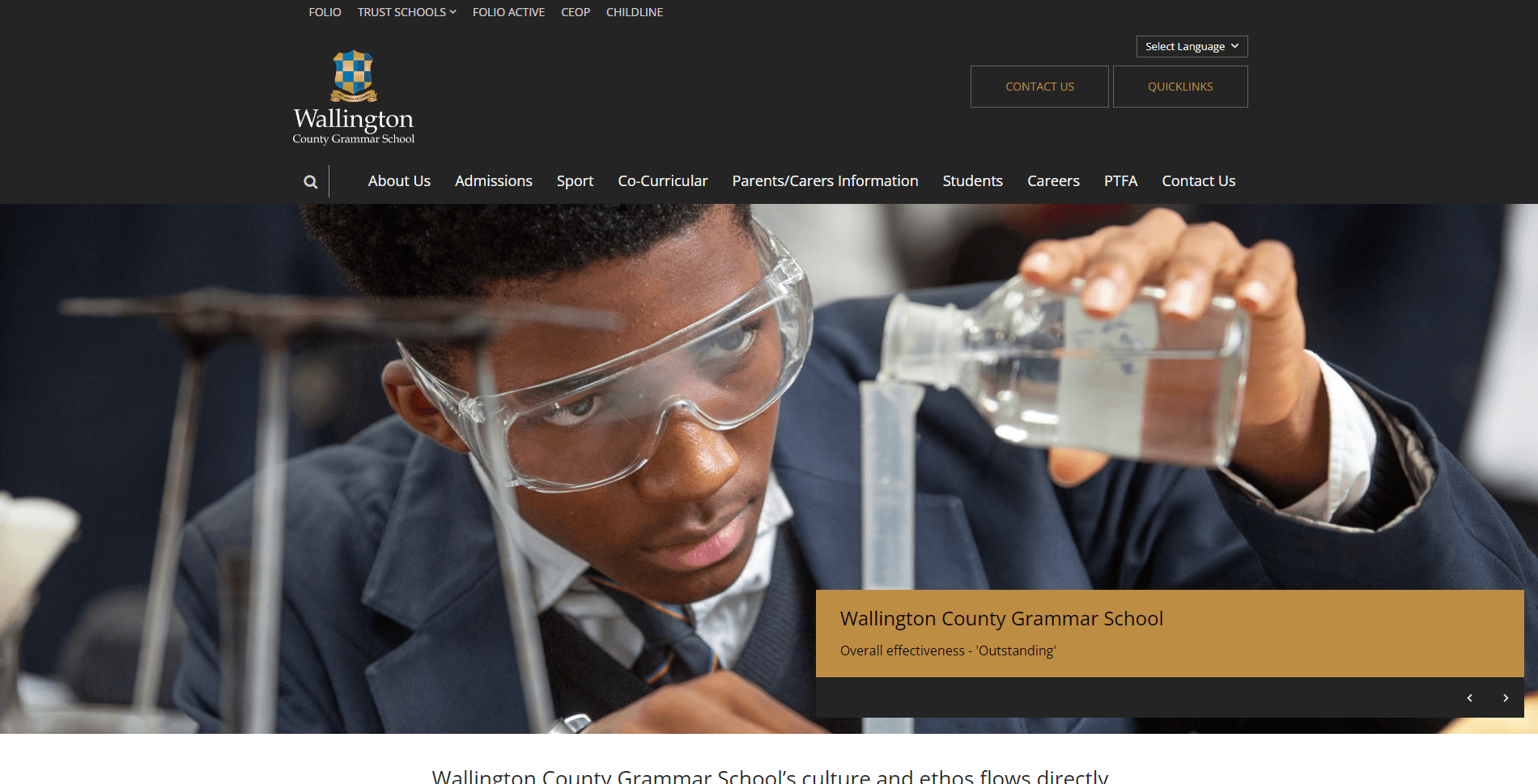 Wallington County Grammar School Logo