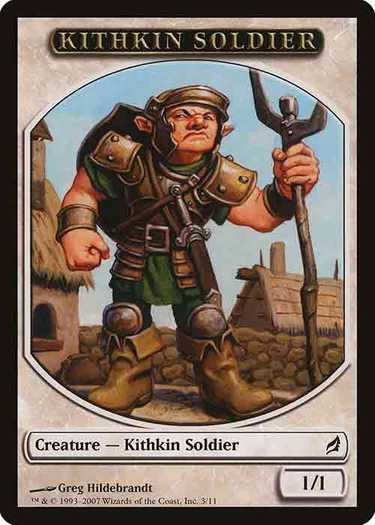 1/1 White Kithkin Soldier Creature Token | MTG.onl Tokens