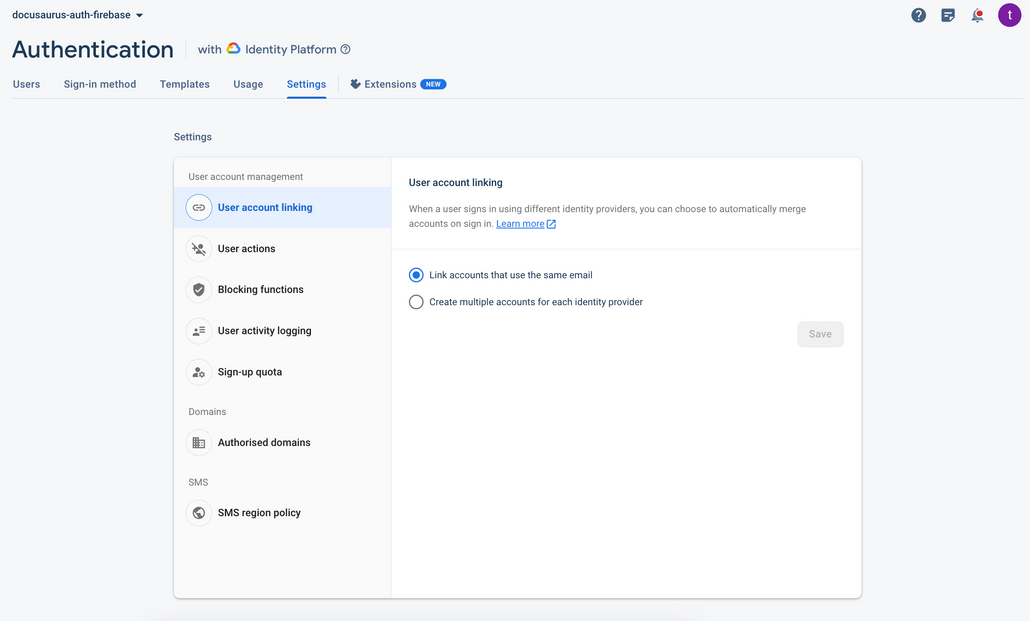 SignUp|SignIn Limitation Using Google Firebase