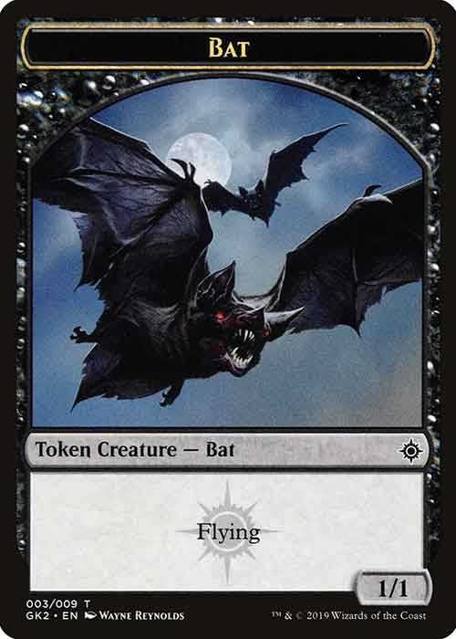 1/1 Black Bat Creature Token | MTG.onl Tokens