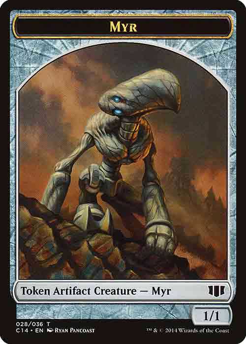 1/1 Colorless Myr Artifact Creature Token | MTG.onl Tokens