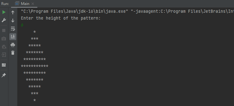 Java Program To Print A Diamond Pattern With Stars Codevscolor