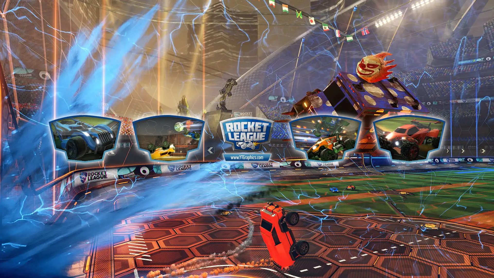 Rocket League YouTube Channel Art Banner