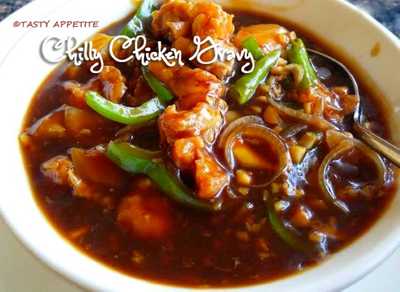 Chilly Chicken Gravy | Tasty Appetite