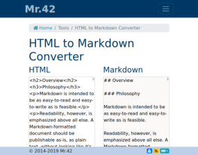 Convert a Website Table to Markdown · Table to Markdown