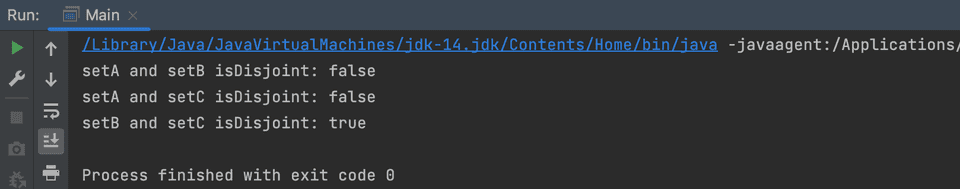Java program to check for disjoint sets in two ways - CodeVsColor
