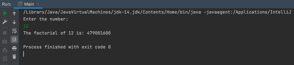 Different ways to find the factorial of a number in Java - CodeVsColor