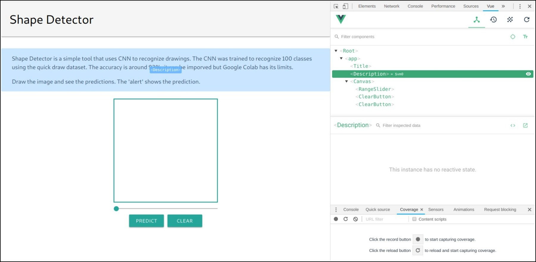 Shape Detector · Zap!