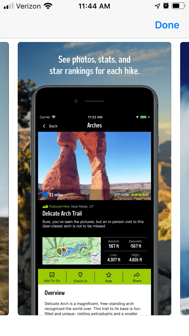 Gummicube Blog - $National Park Trail Guide App Store Screenshots ...