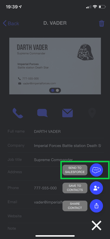 How to Scan Business Cards into Salesforce - Covve
