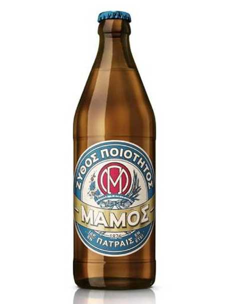 Greek Products | Greek Pilsener beer Mamos 0.50l
