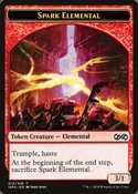 3/1 Red Spark Elemental Creature Token | MTG.onl Tokens