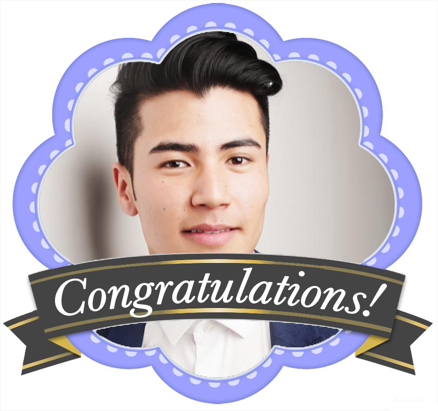 Online Greetings with congratulation frame