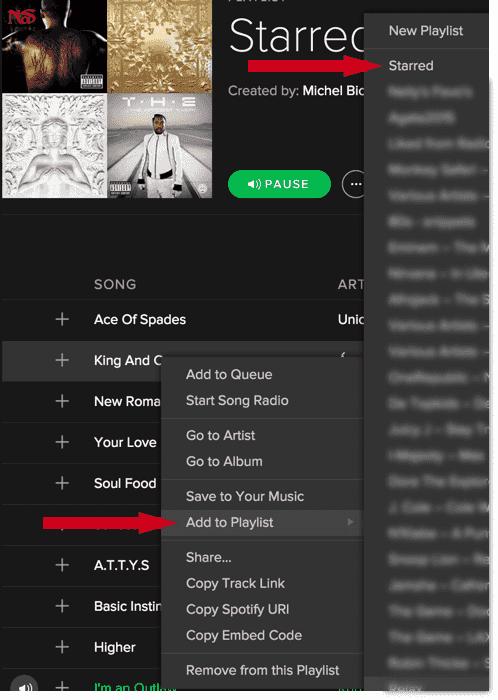 The Spotify ‘Star’ Function | Michel Bio — Product Designer