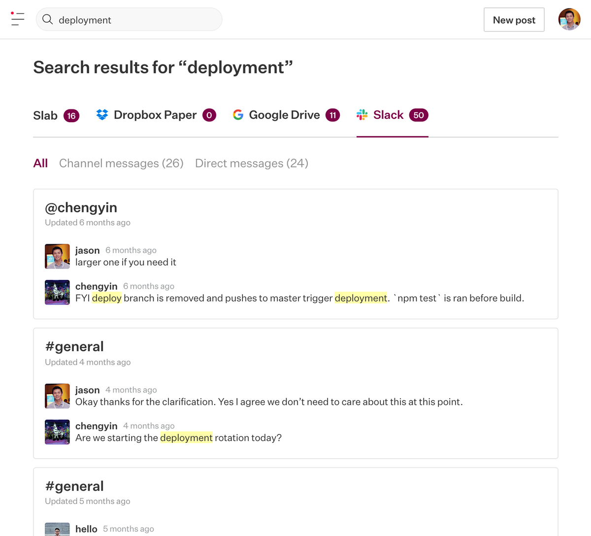 Slack Integration - Slab