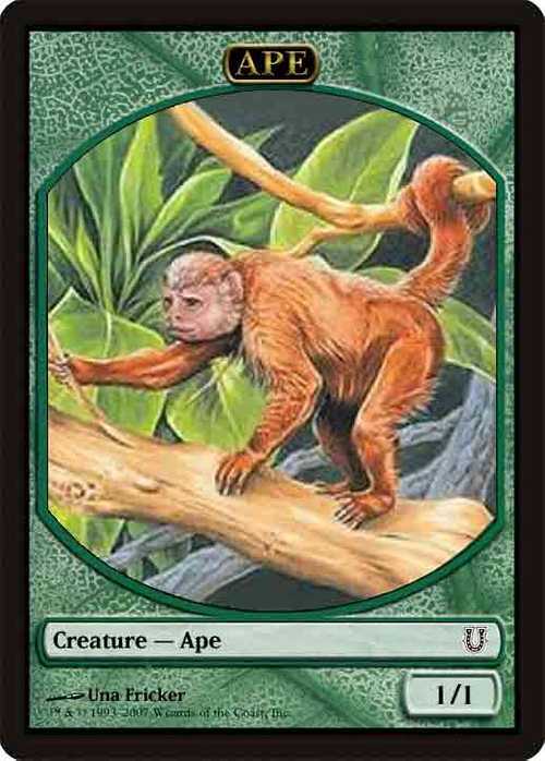 1/1 Green Ape Creature Token | MTG.onl Tokens
