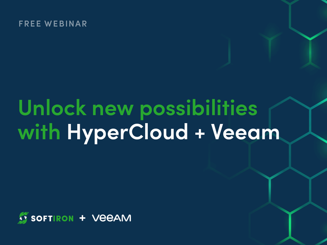 Webinar: Unlock new possibilities with HyperCloud + Veeam — SoftIron