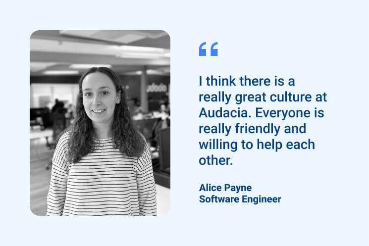 Team Stories: Alice Payne, Software Engineer | Audacia
