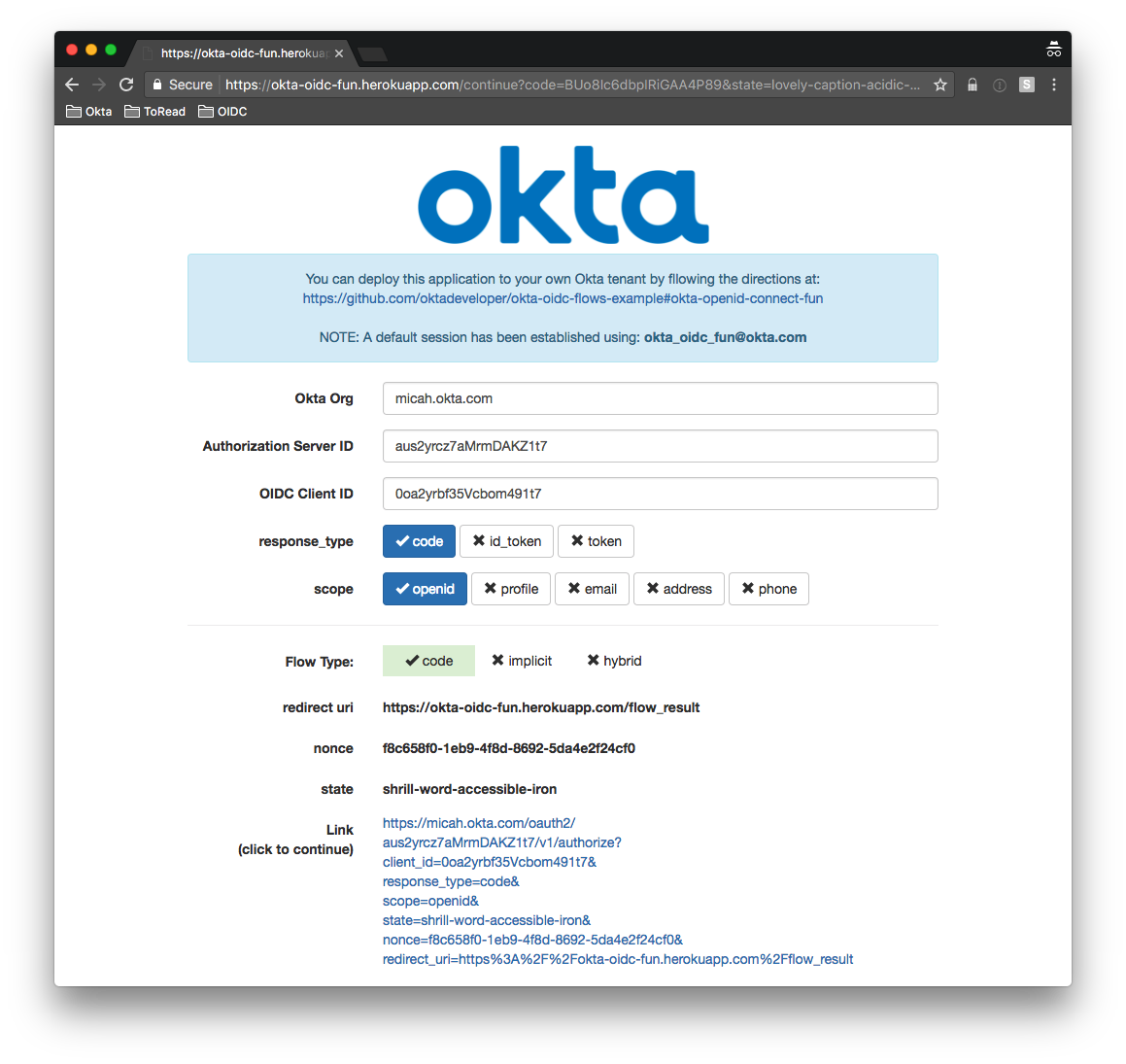 OIDC in Action – An OpenID Connect Primer, Part 2 of 3 | Okta Developer