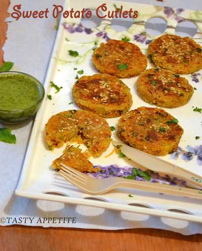Cutlet | Sweet Potato Cutlets | Tasty Appetite