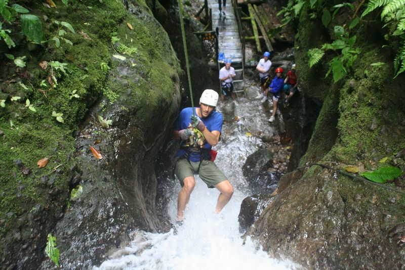 Rappelling Rafting Arenal Volcano Costa Rica