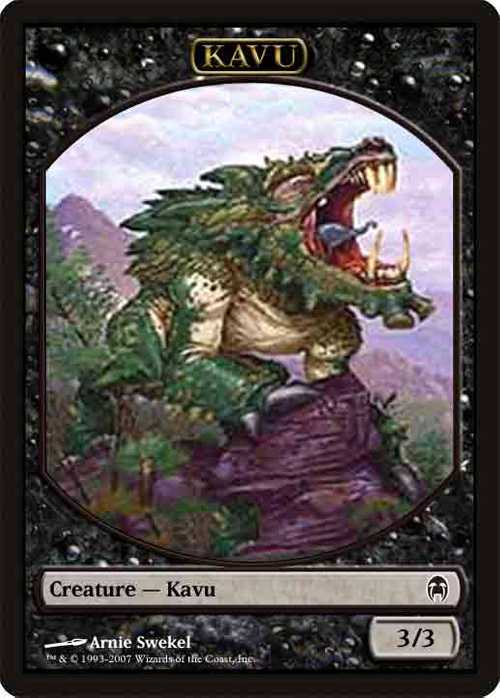 3/3 Black Kavu Creature Token | MTG.onl Tokens