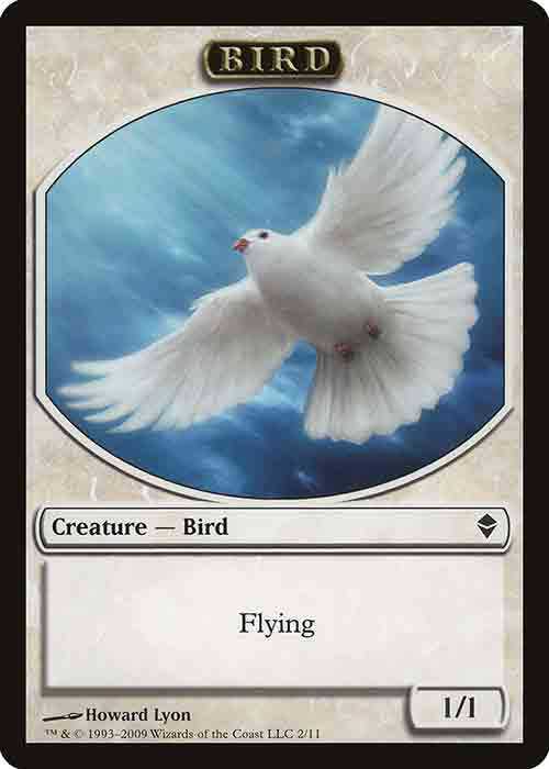1/1 White Bird Creature Token | MTG.onl Tokens