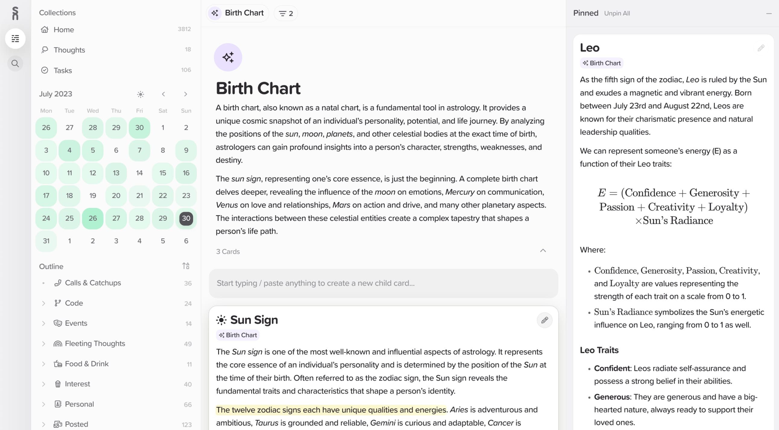 Best Note-taking App for Astrology | Supernotes