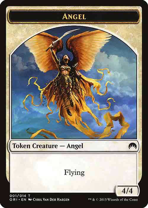 4/4 White Angel Creature Token | MTG.onl Tokens