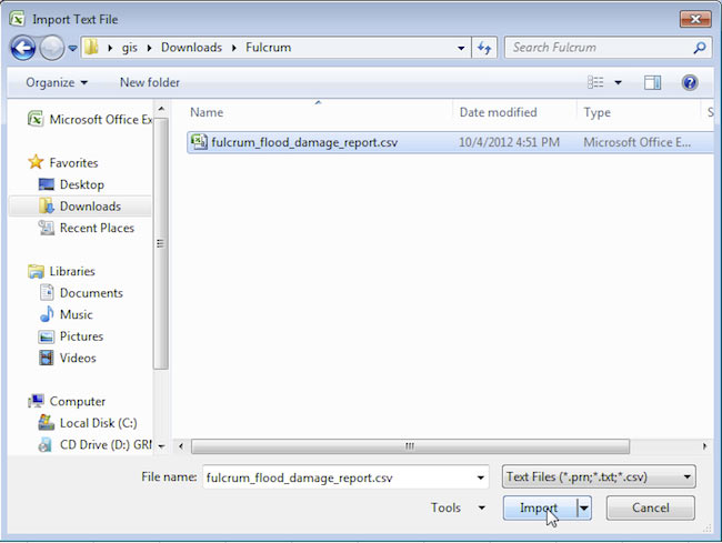 Importing Your Fulcrum Data Into Microsoft Excel