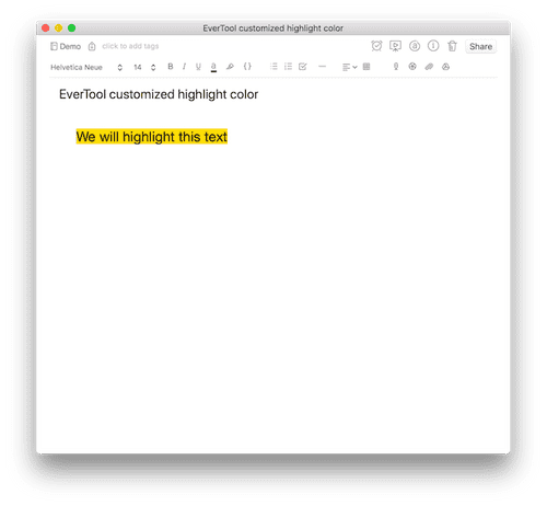 客製化 Evernote highlight 顏色 - EverTool