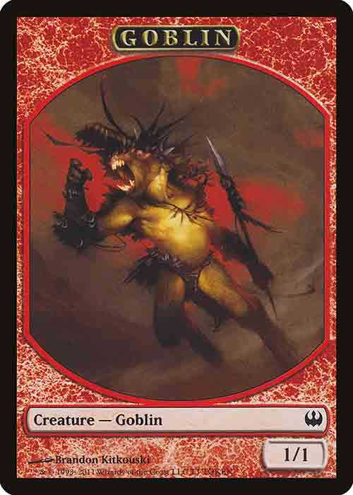1/1 Red Goblin Creature Token | MTG.onl Tokens