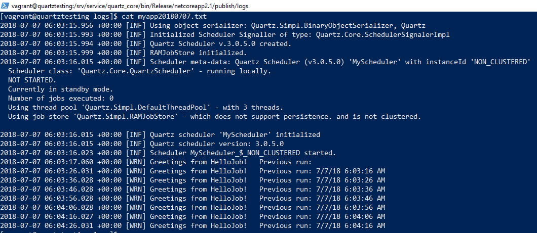 Scheduling With Quartz Net Scheduler In Linux Oliver Coding