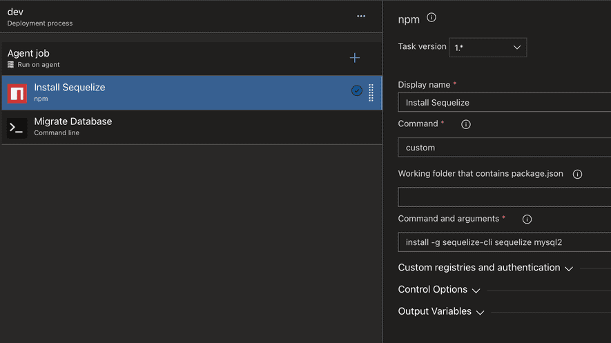 How to Run Sequelize Migrations in Azure Pipelines — Developer Musings