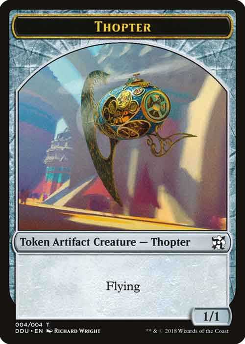 1/1 Colorless Thopter Artifact Creature Token | MTG.onl Tokens