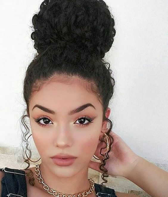 How To Get The Ballerina Bun Look Curlyhair