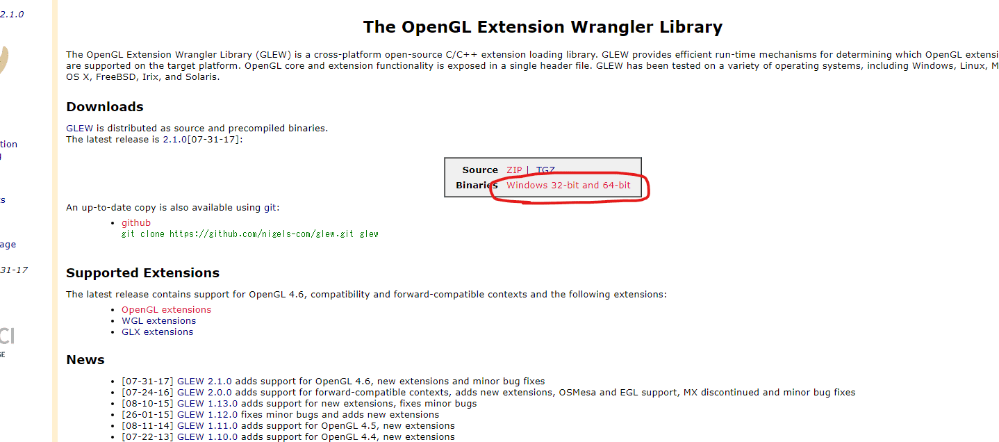 Windows 10でOpenGLをGLFWとGLEW、GLMで開発する環境を作りWindowを表示する | 測度ゼロの抹茶チョコ