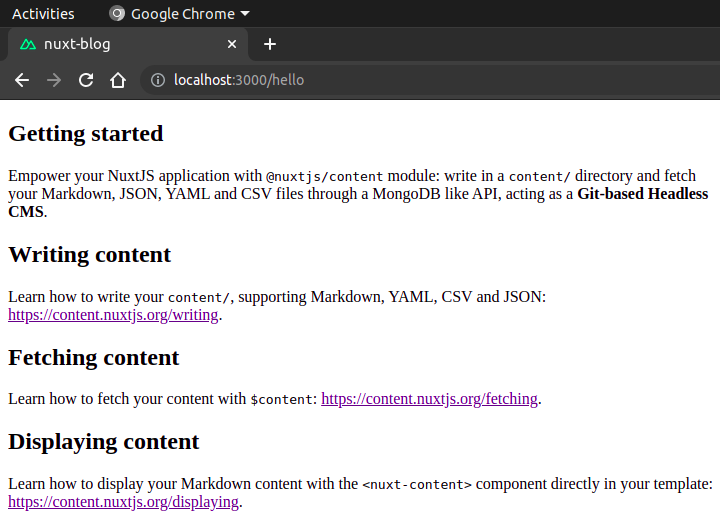 Create A Nuxtjs Blog With The Content Module 9840