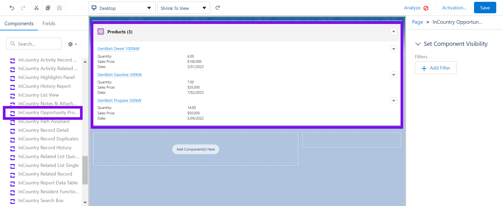 Managing web components - InCountry Docs