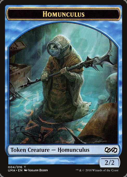 2/2 Blue Homunculus Creature Token | MTG.onl Tokens