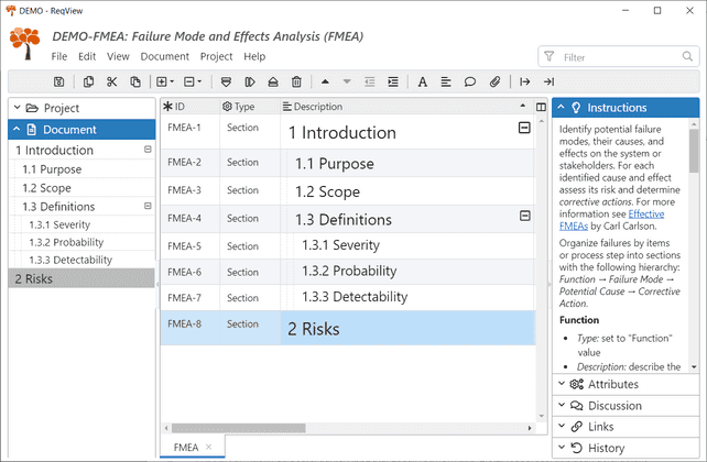 Failure Mode and Effects Analysis (FMEA) Template | ReqView