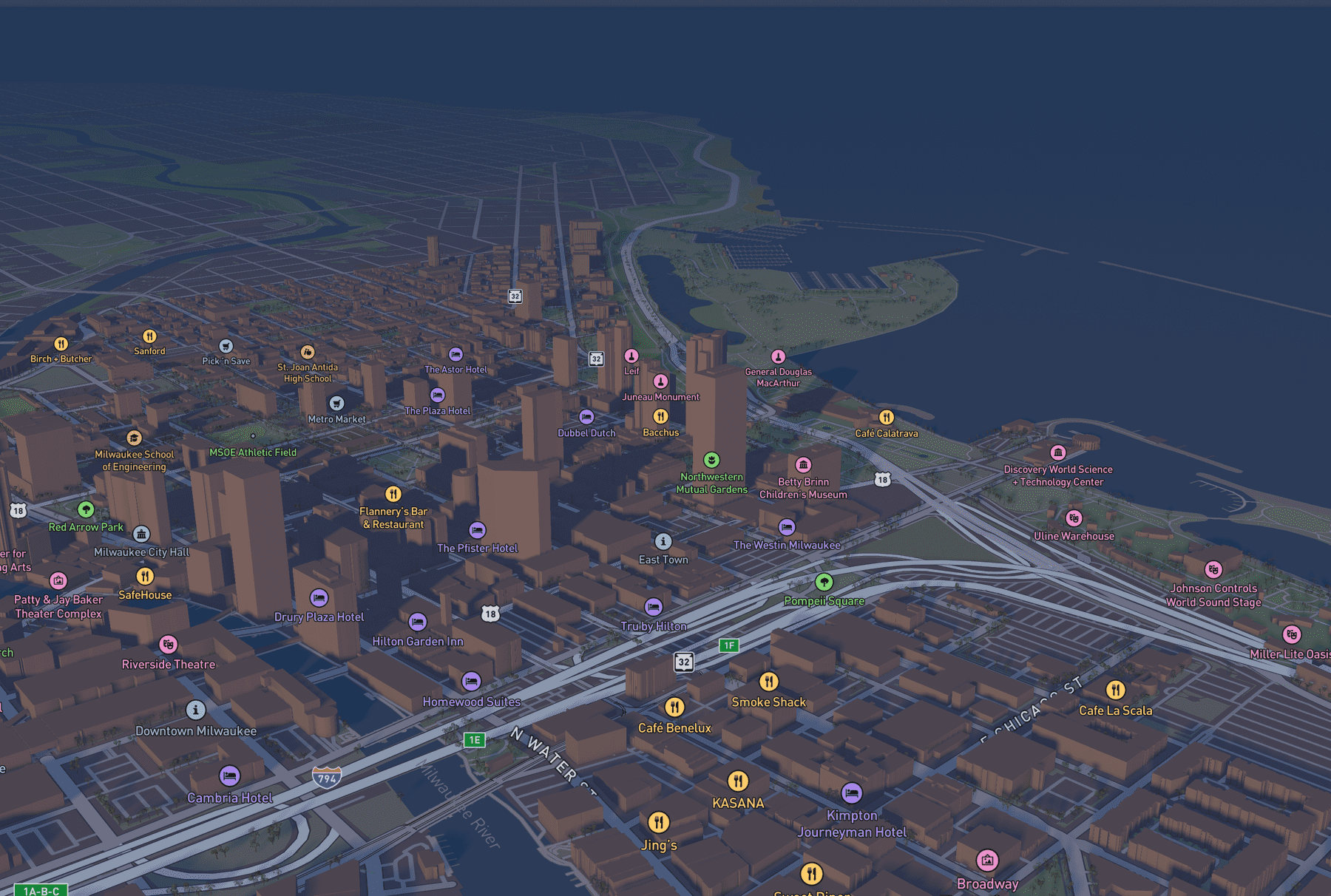An Overview of the Mapbox Standard Style | Lost Creek Designs