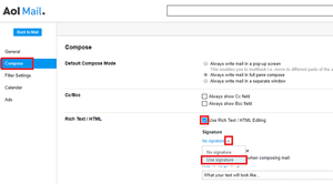 How to Create an Email Signature with Logo on AOL Mail - Covve